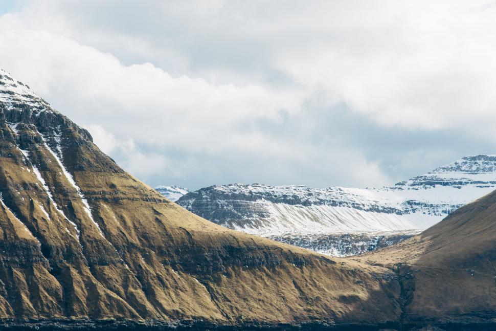 Free Stock Photo of mountain mountains landscape range snow sky peak ...