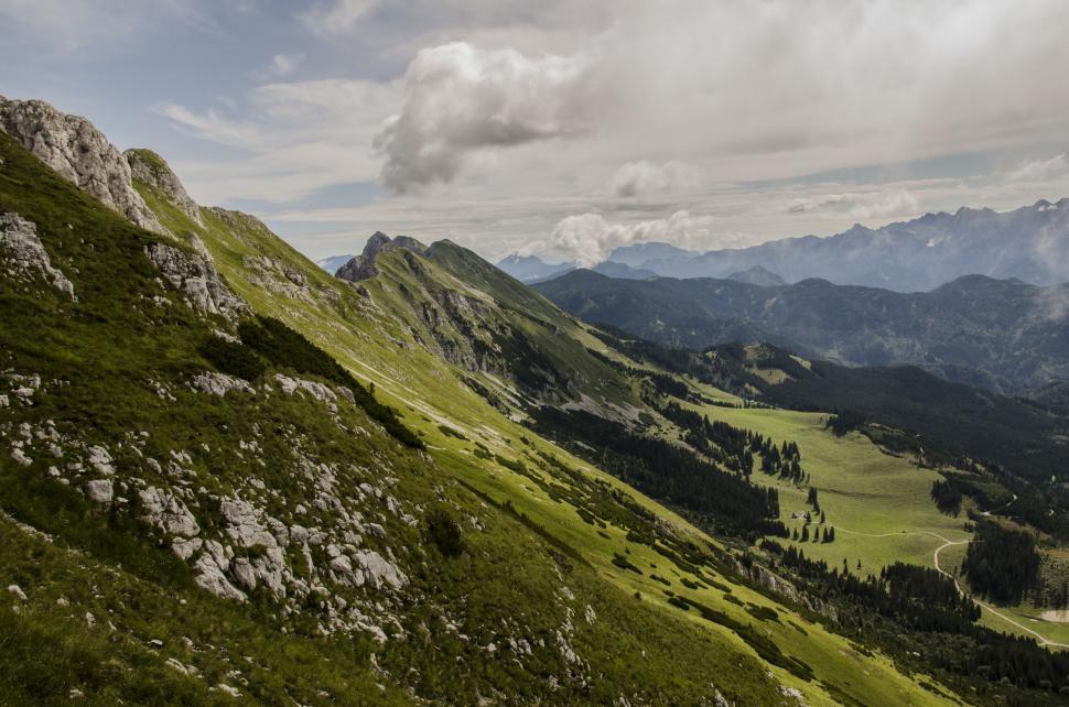 Free Stock Photo of mountain valley mountains landscape highland sky ...