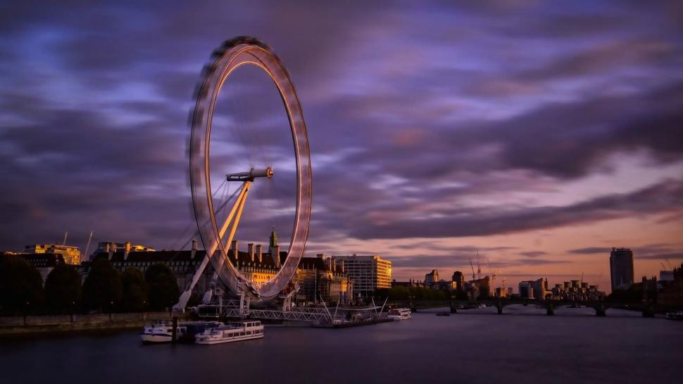 Free Stock Photo of Ferris Wheel Floating in Body of Water | Download ...
