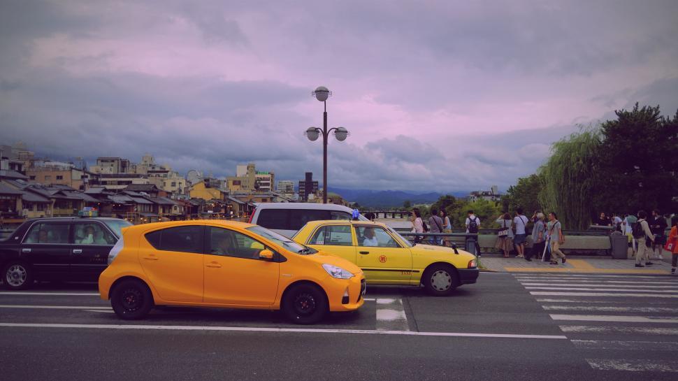 Free Stock Photo of Two Cars Parked on the Street | Download Free ...