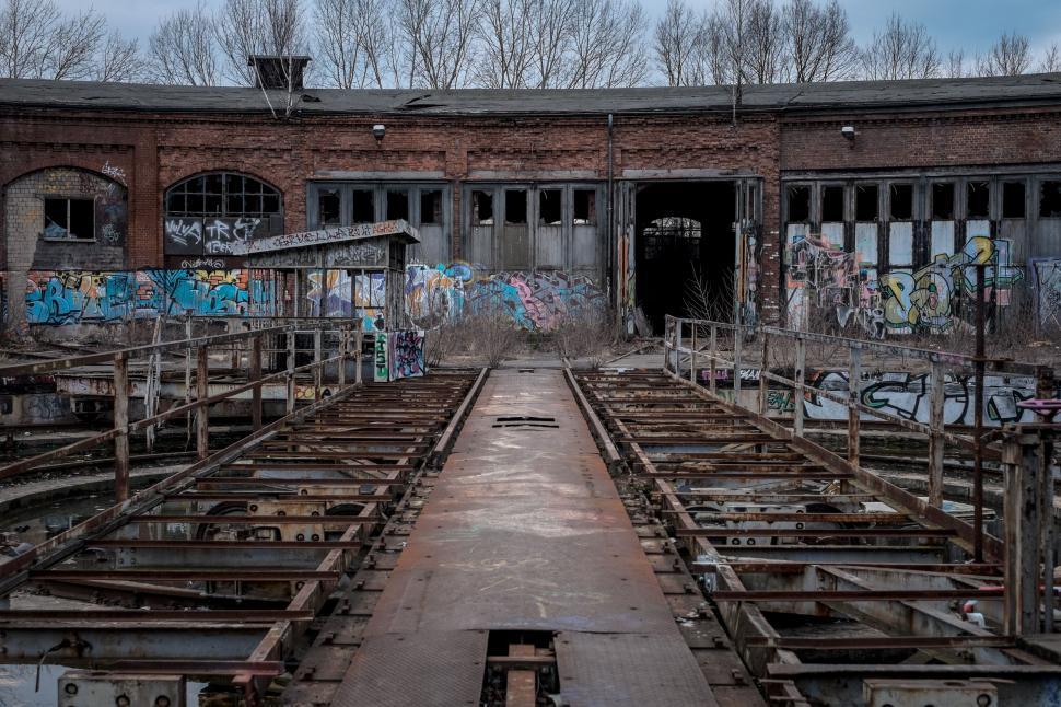 Free Stock Photo of Derelict Building Covered in Graffiti | Download ...
