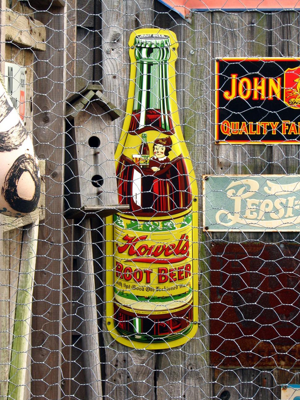 Free Stock Photo of vintage root beer bottle sign | Download Free ...