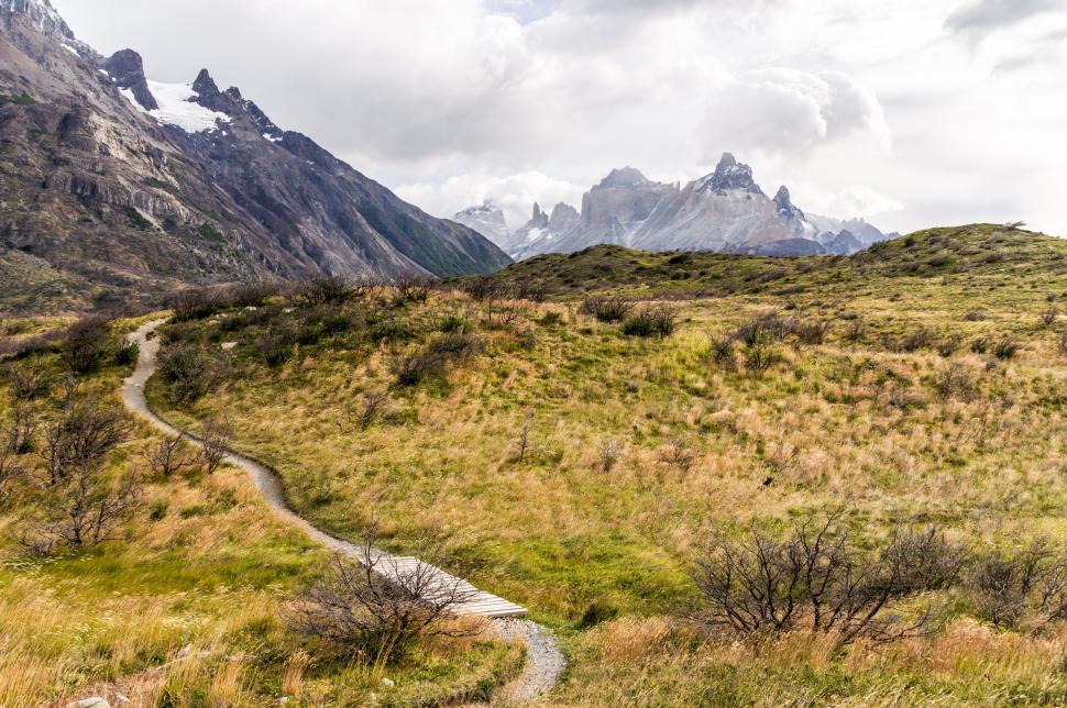 Free Stock Photo of mountain valley landscape mountains highland sky ...