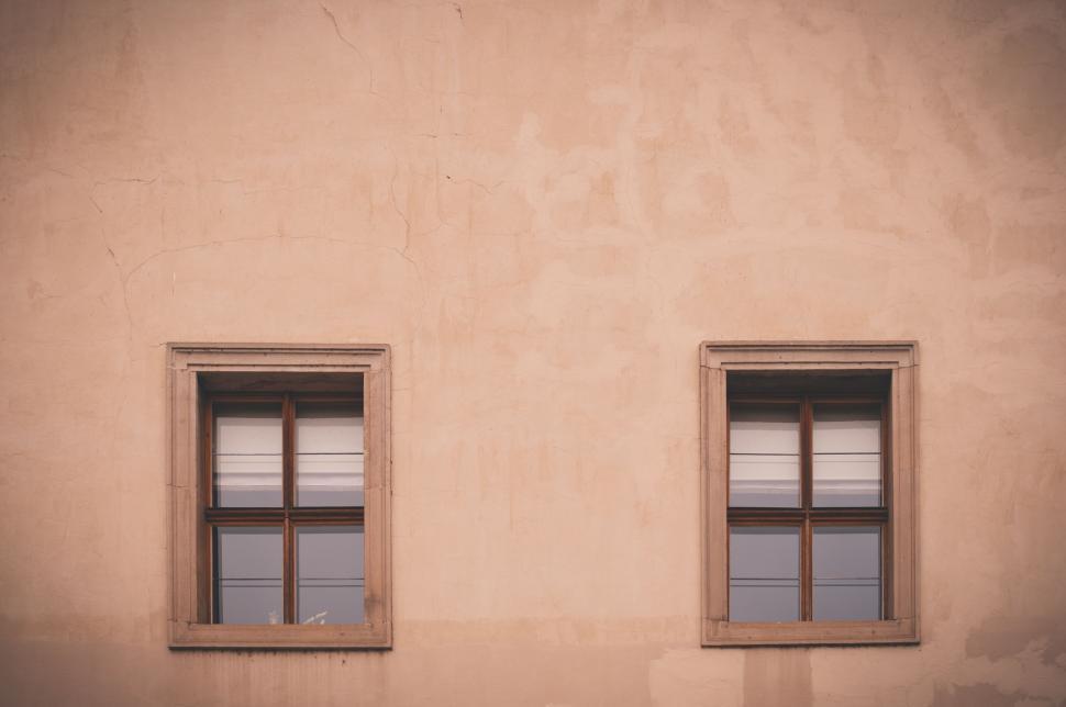 Free Stock Photo of Two Windows on the Side of a Building | Download ...