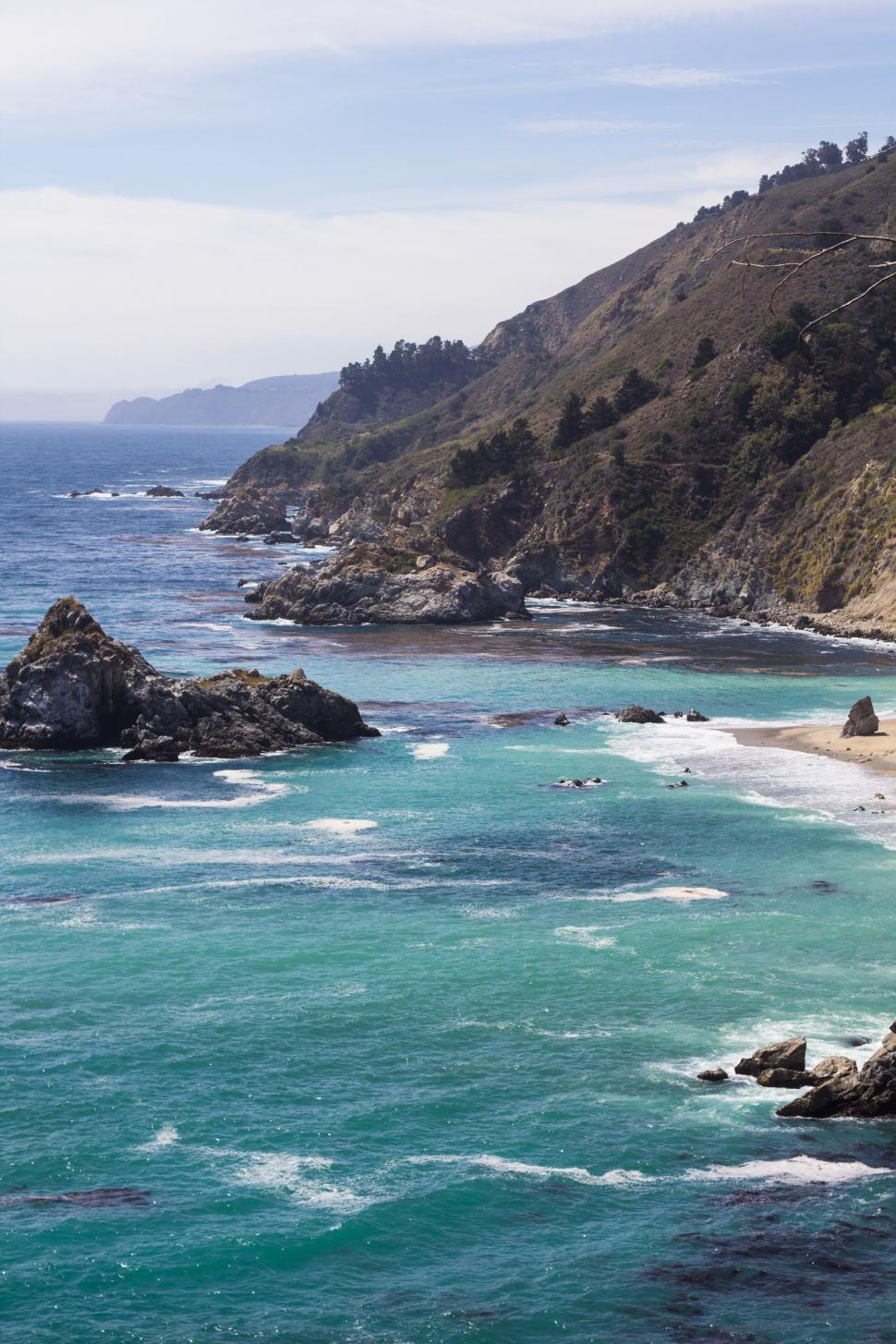 Free Stock Photo of Panoramic View of the Ocean From a Cliff | Download ...