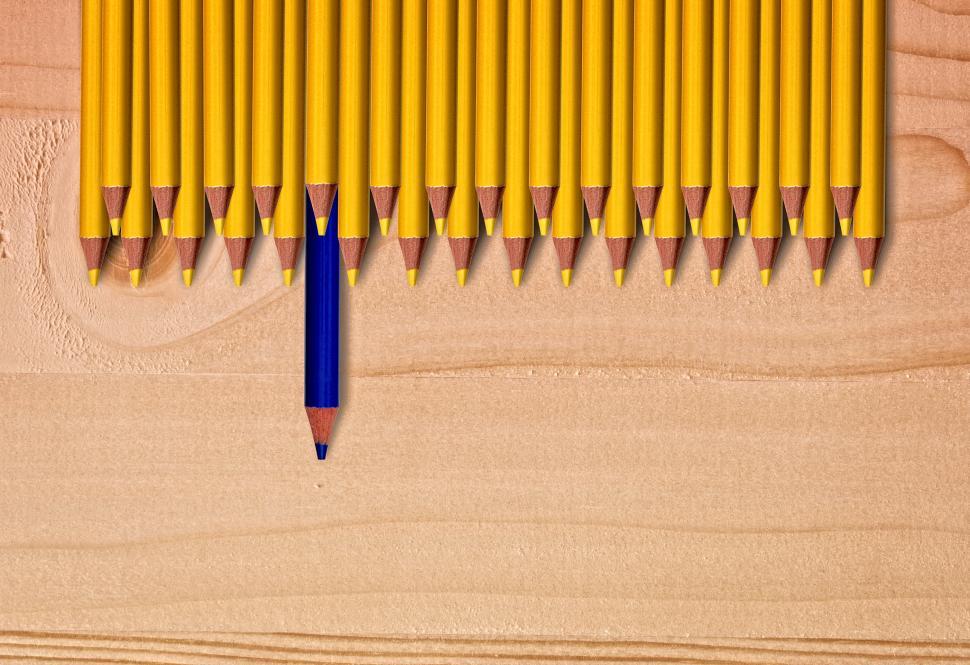 Free Stock Photo of The one standing out - Concept of individuality and ...