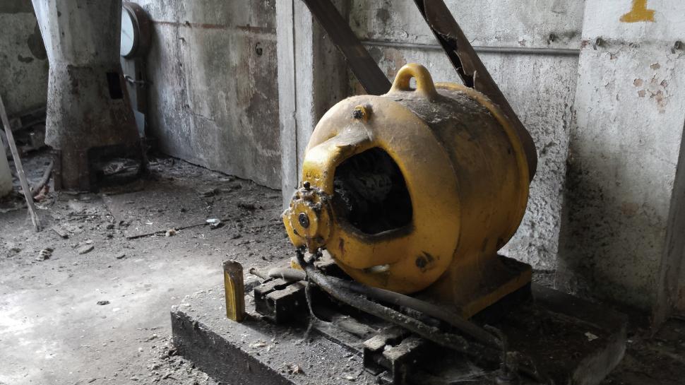 Free Stock Photo of Large Yellow Object Inside Building | Download Free ...