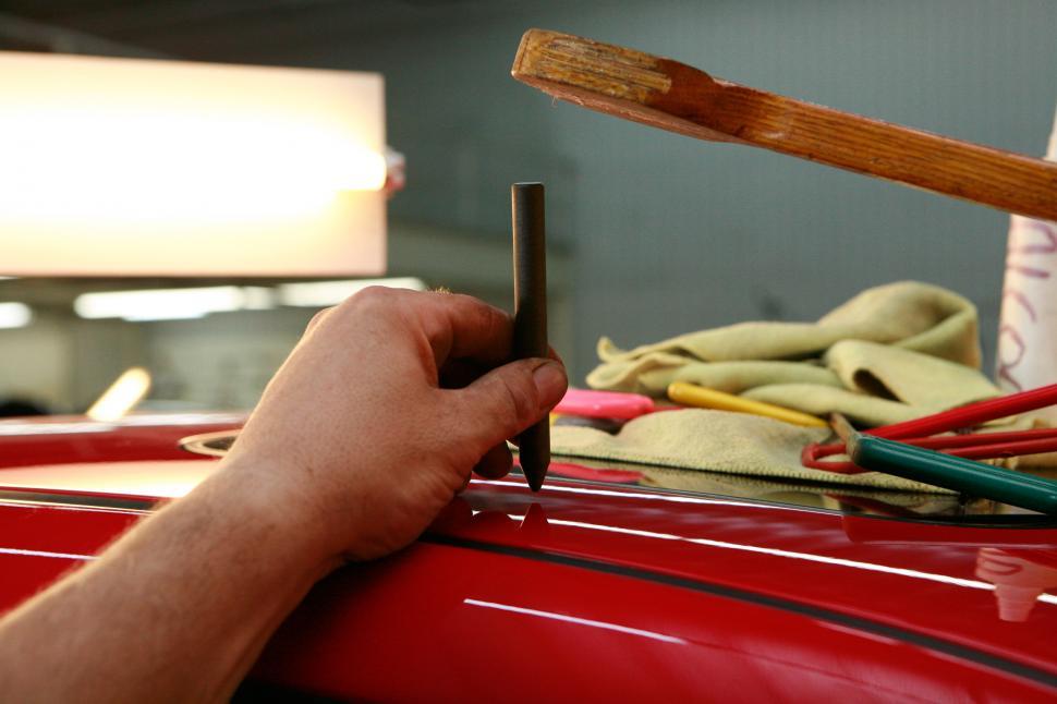 Free Stock Photo of Man Working on Car in Garage | Download Free Images ...