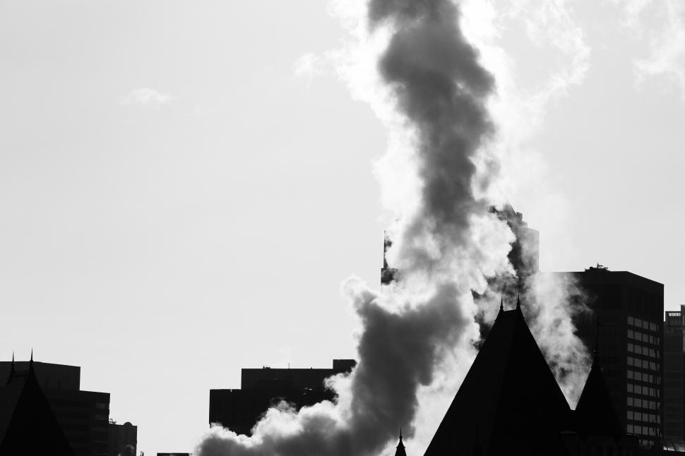 Free Stock Photo of Smoke Billowing From Building | Download Free ...