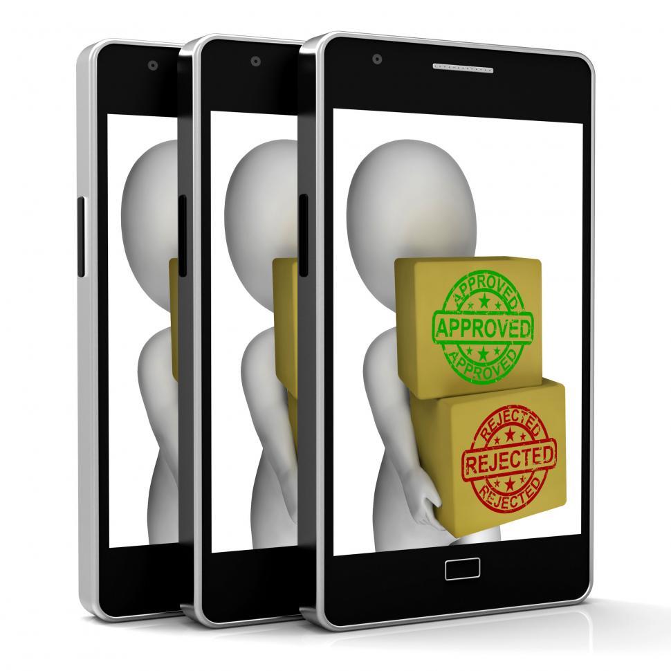 Free Stock Photo of Approved Rejected Boxes Mean Product Tests Or ...