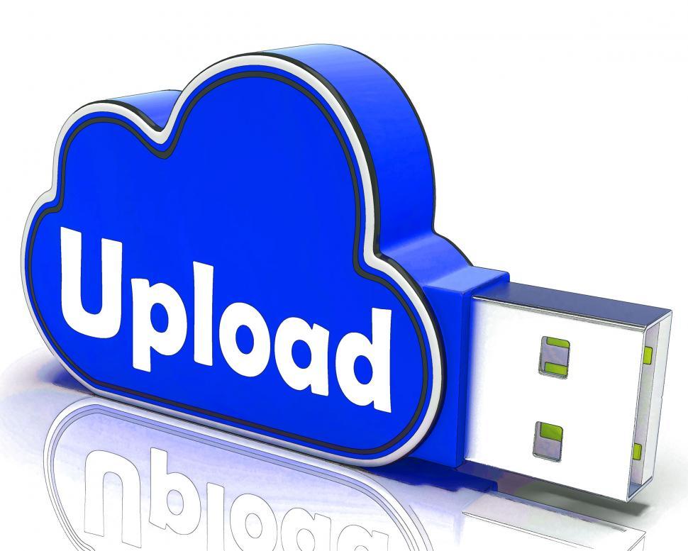 Free Stock Photo of Upload Memory Shows Uploading Files To Cloud ...