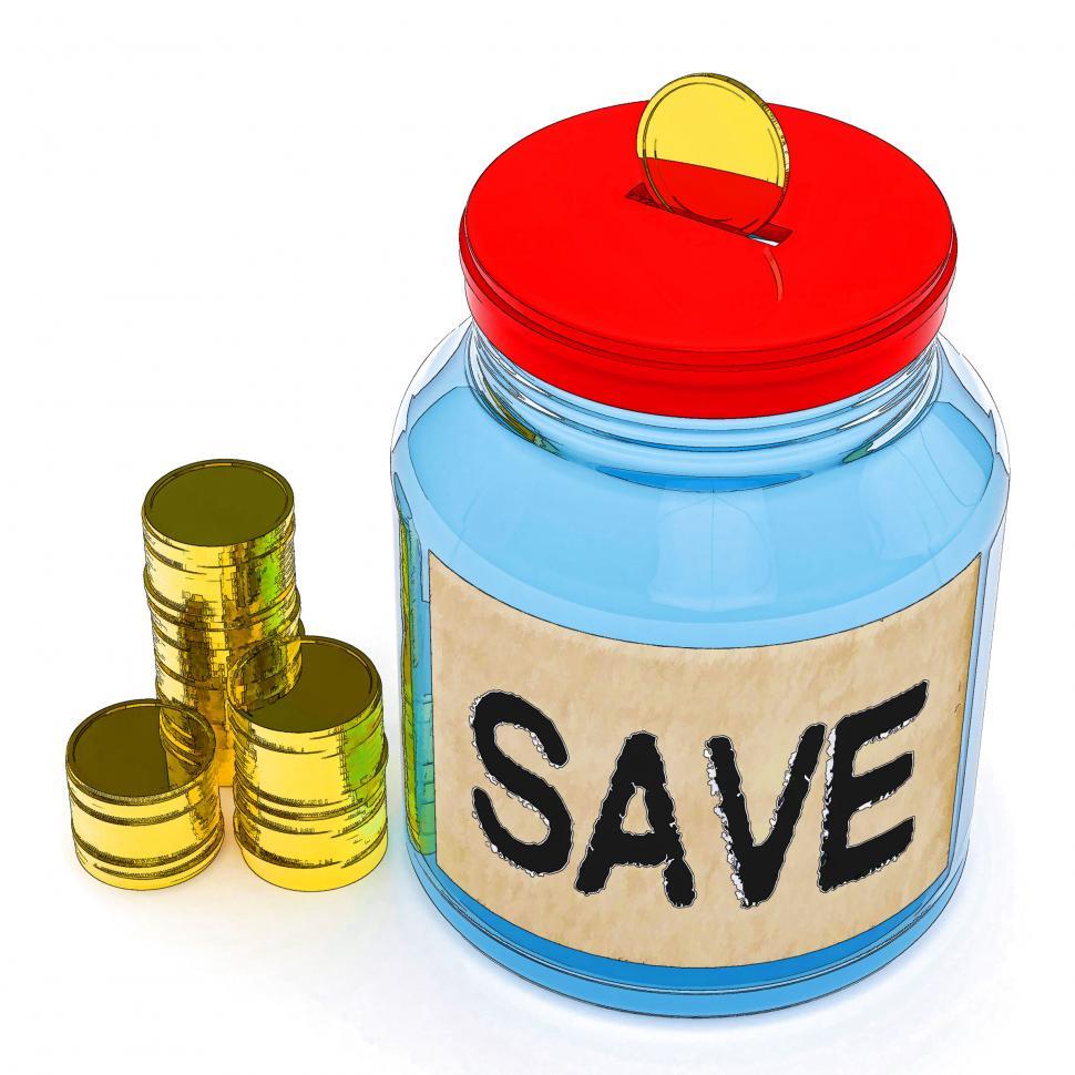 Free Stock Photo of Save Jar Shows Saving Or Reserving Money | Download ...