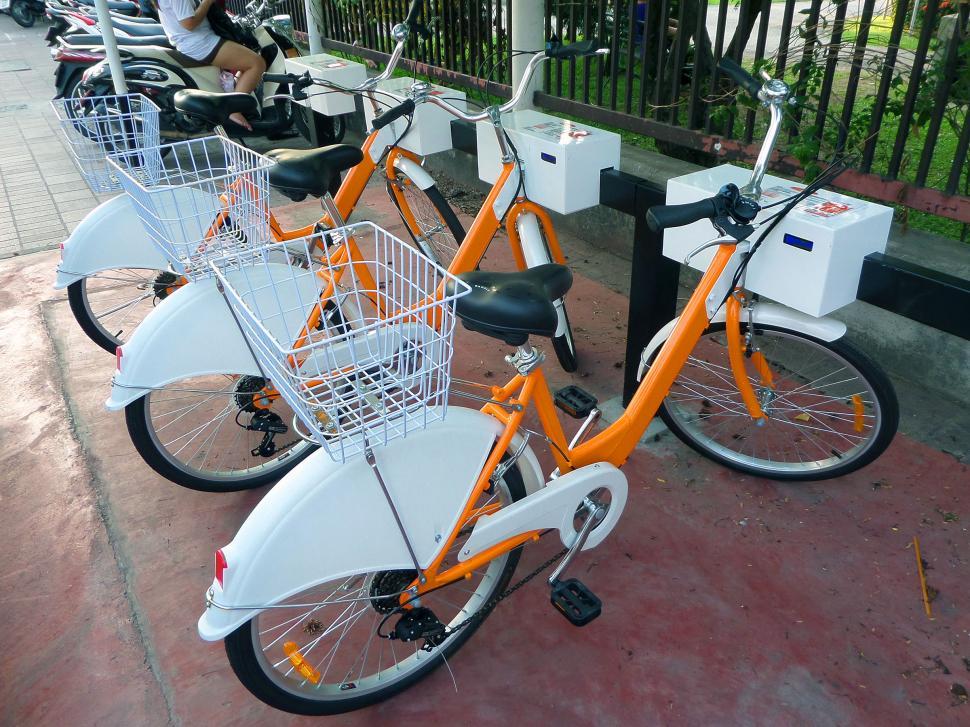 Free Stock Photo of Bicycle rental stand | Download Free Images and ...