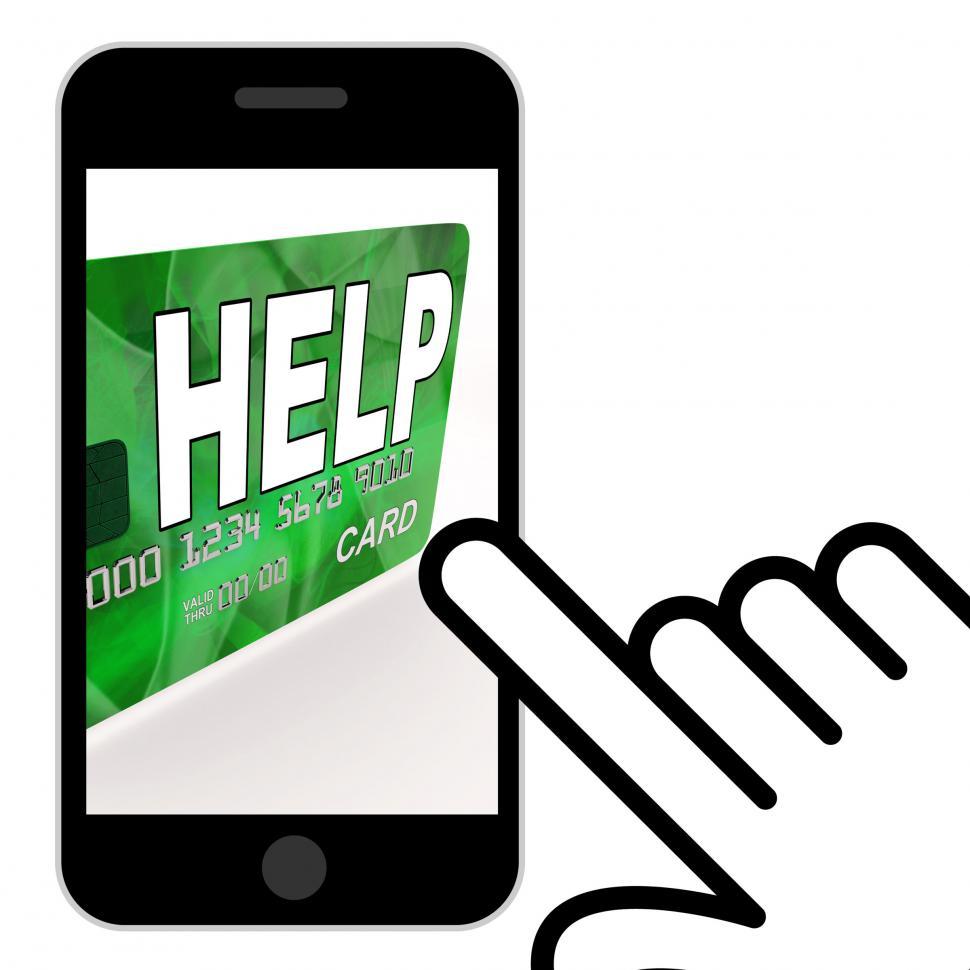 Free Stock Photo of Help Bank Card Displays Financial And Monetary ...