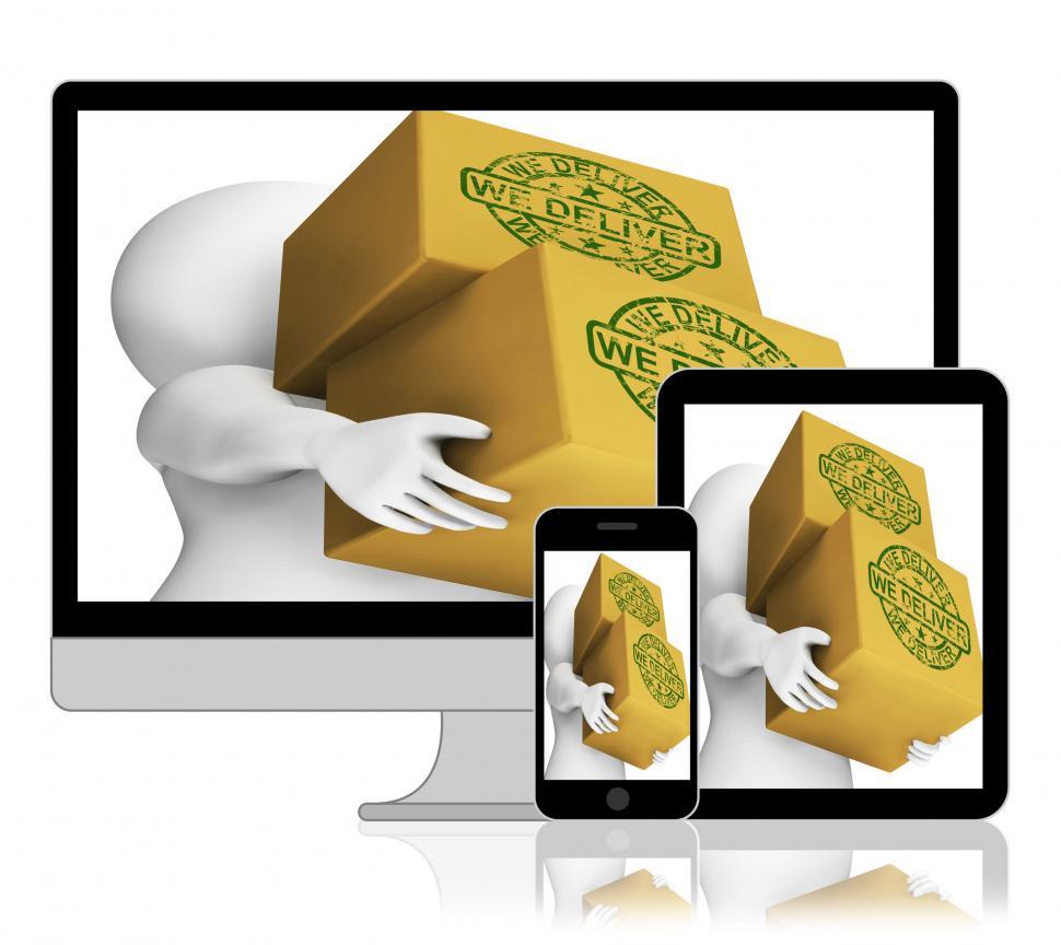 Free Stock Photo of We Deliver Boxes Displays Transportation And ...