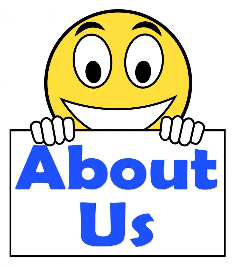 Free Stock Photo of About Us On Sign Shows Information or Reports ...