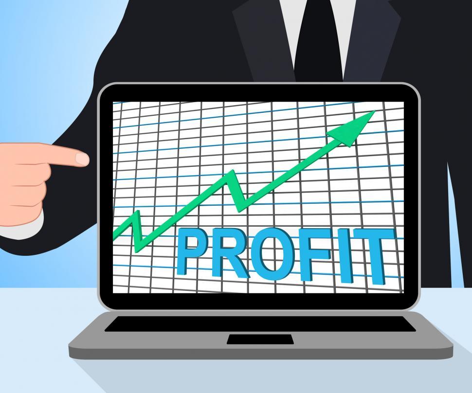 Free Stock Photo of Profit Chart Graph Displays Increase Cash Wealth ...