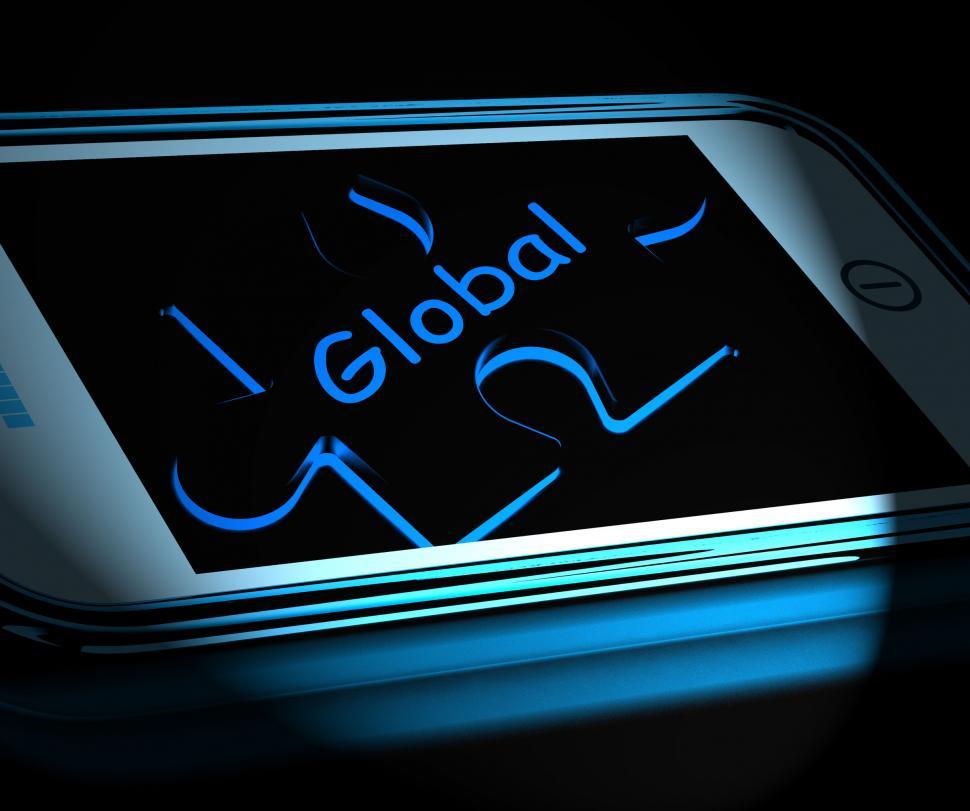 Free Stock Photo of Global Smartphone Displays Worldwide Everywhere And ...