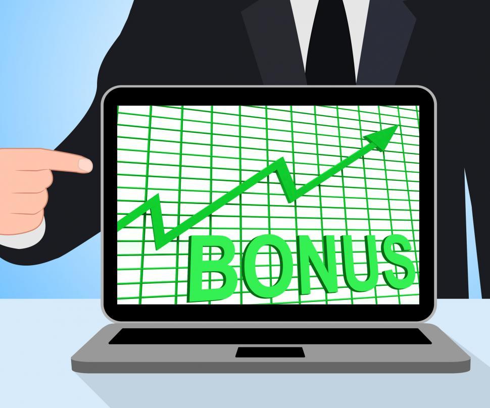 Free Stock Photo of Bonus Chart Graph Displays Increase Reward Or Perk ...