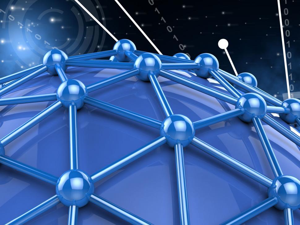 Free Stock Photo of Computer Network Shows Global Communications And ...