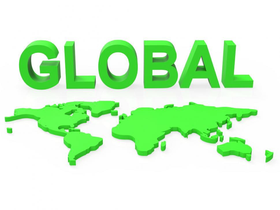 Free Stock Photo of Global World Indicates Network Server And Computer ...