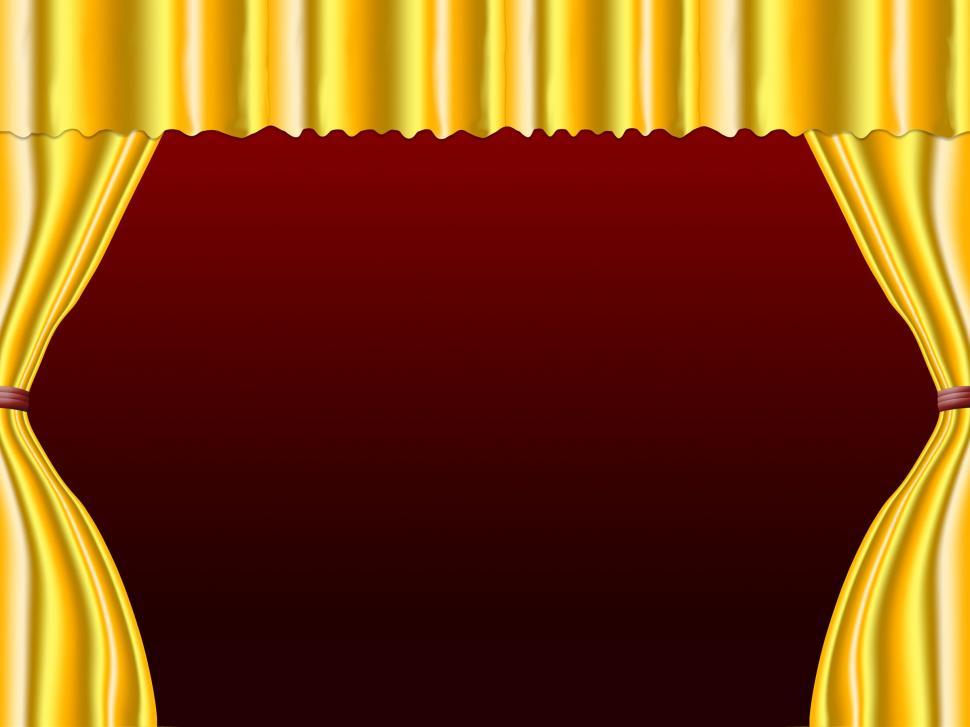 Free Stock Photo of Yellow Stage Shows Text Space And Copyspace ...