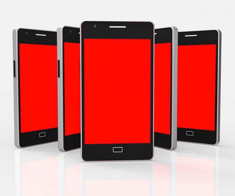 Free Stock Photo of Copyspace Smartphone Represents Portable Copy-Space ...