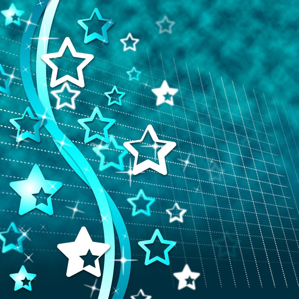 Free Stock Photo of Blue Background Shows Twirl Swirl And Starred ...