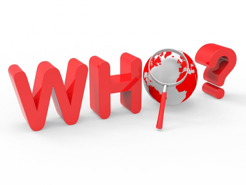 Free Stock Photo of Who Magnifier Represents Question Magnification And ...