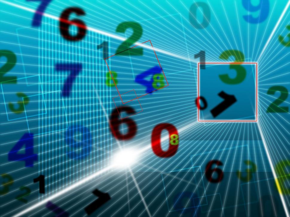 Free Stock Photo of Numbers Digital Represents Hi Tech And College ...