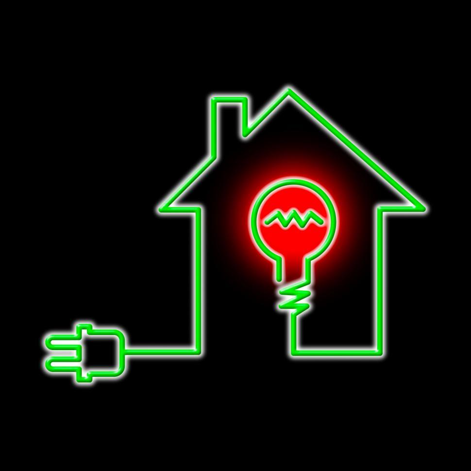 Free Stock Photo of Light Bulb Shows Power Source And Circuit ...