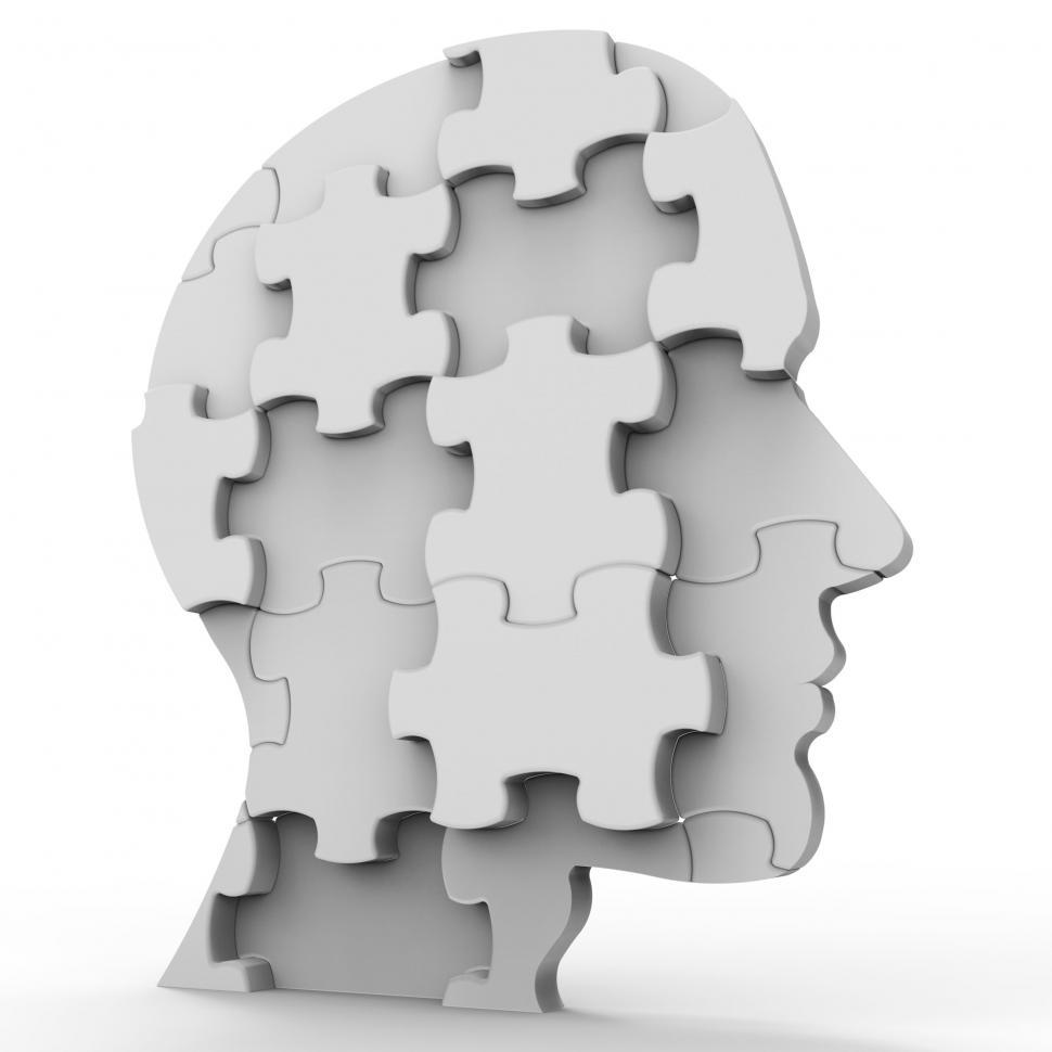 Free Stock Photo of Head Planning Means Jigsaw Puzzle And Goal ...