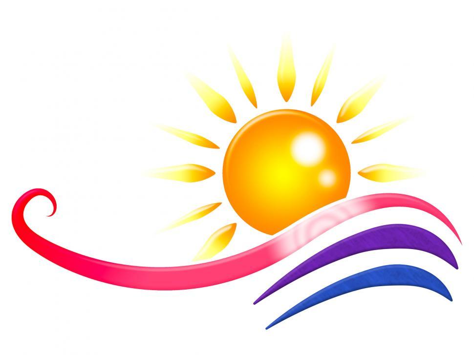 Free Stock Photo of Sun Rays Means Swirling Sunrays And Radiance ...