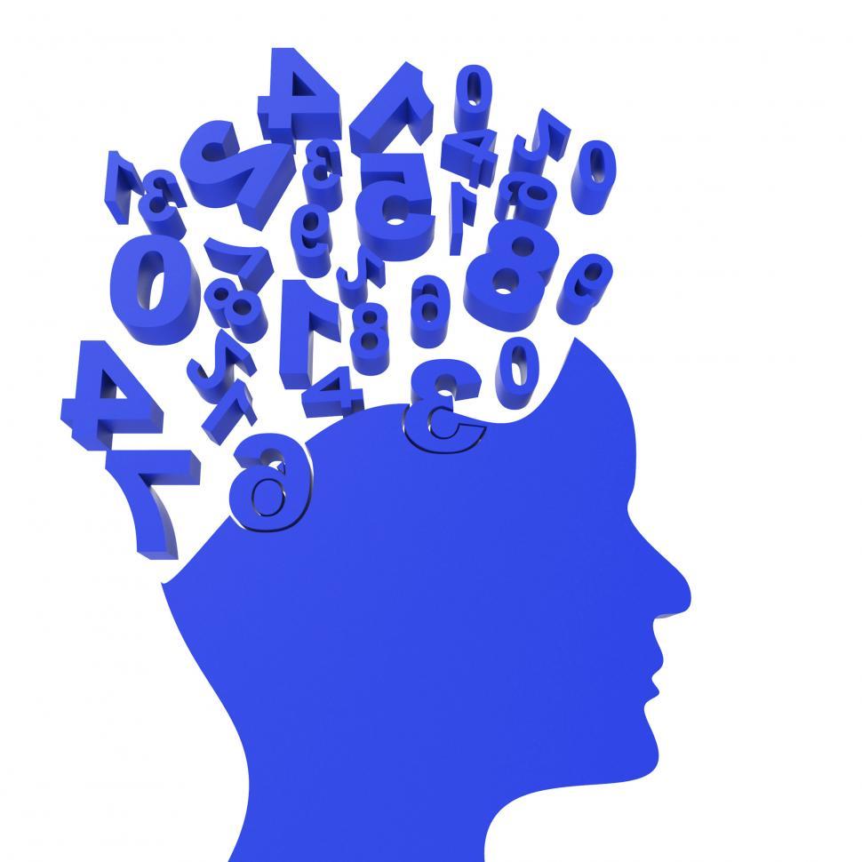 Free Stock Photo of Head Education Shows Develop Studying And Digits ...