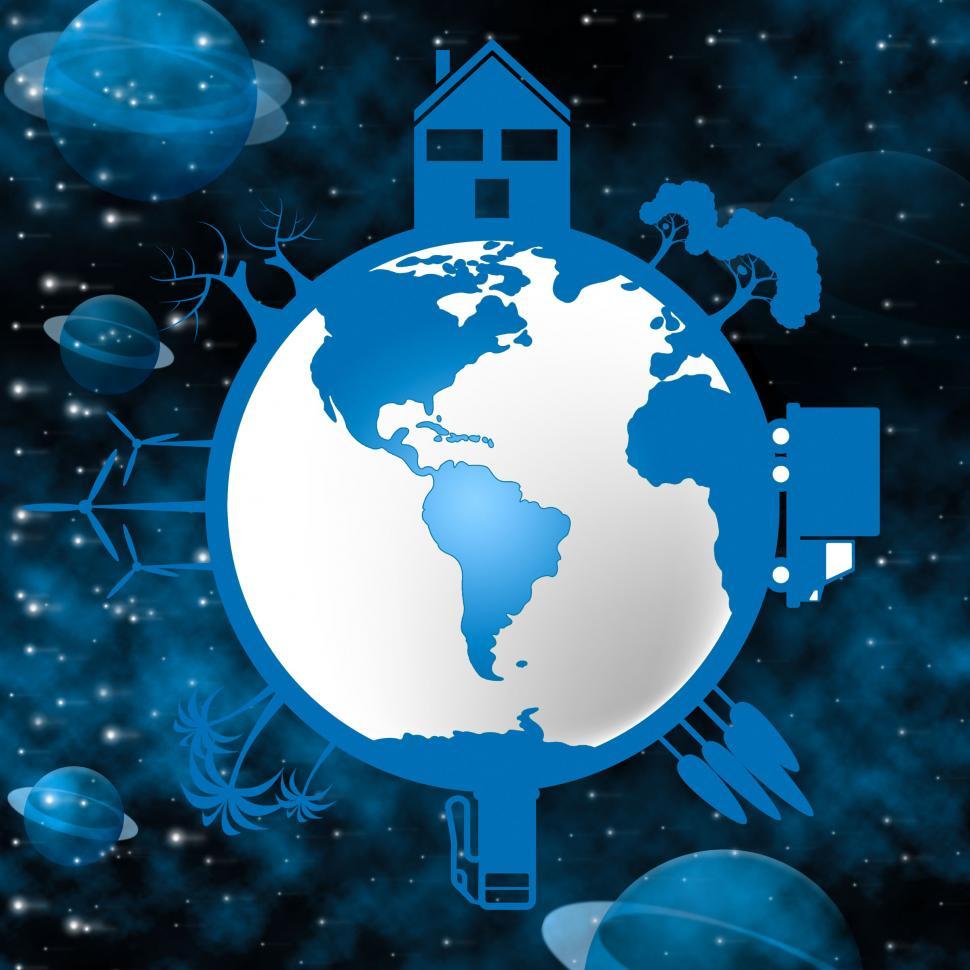 Free Stock Photo of Planets Global Means Earth Friendly And Cosmos ...