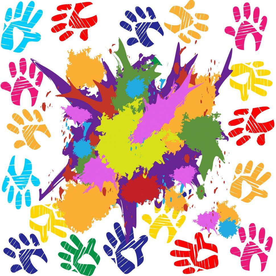 Free Stock Photo of Background Splash Shows Spectrum Blob And Splashed ...