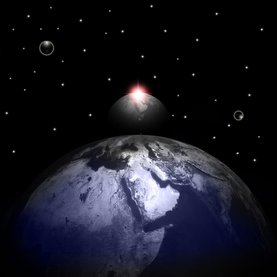 Free Stock Photo of Globe Earth Represents Solar System And World ...