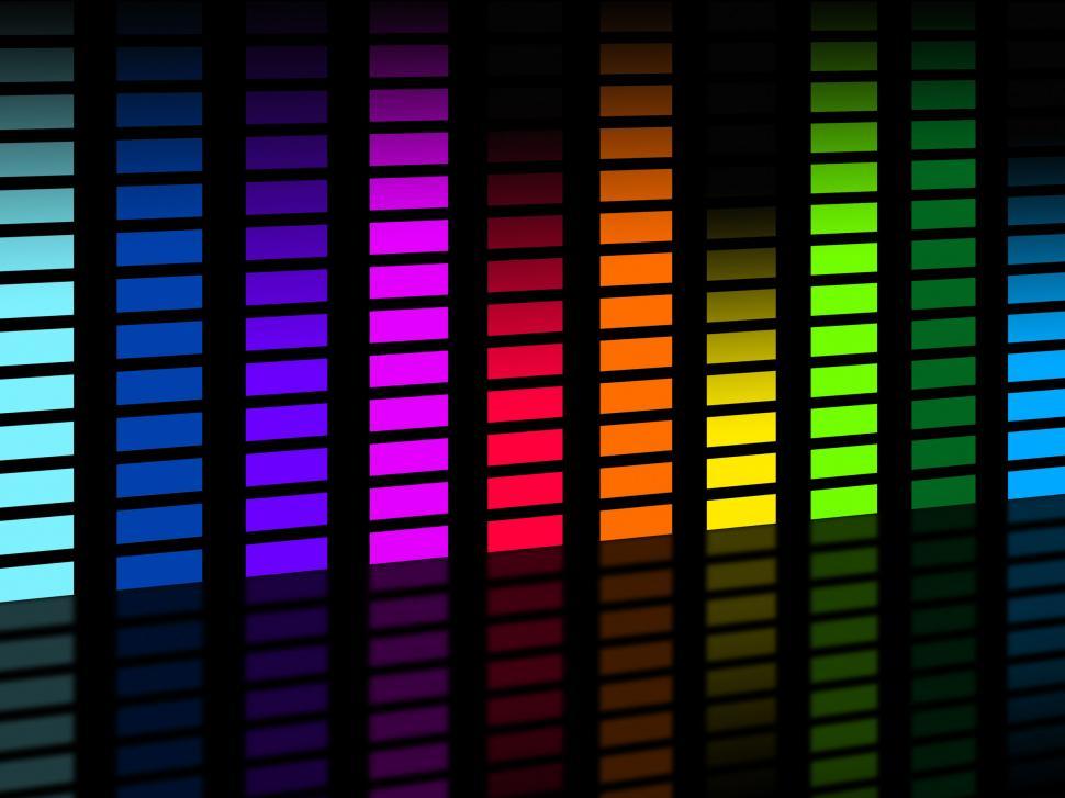 Free Stock Photo of Colorful Soundwaves Background Means Frequencies ...