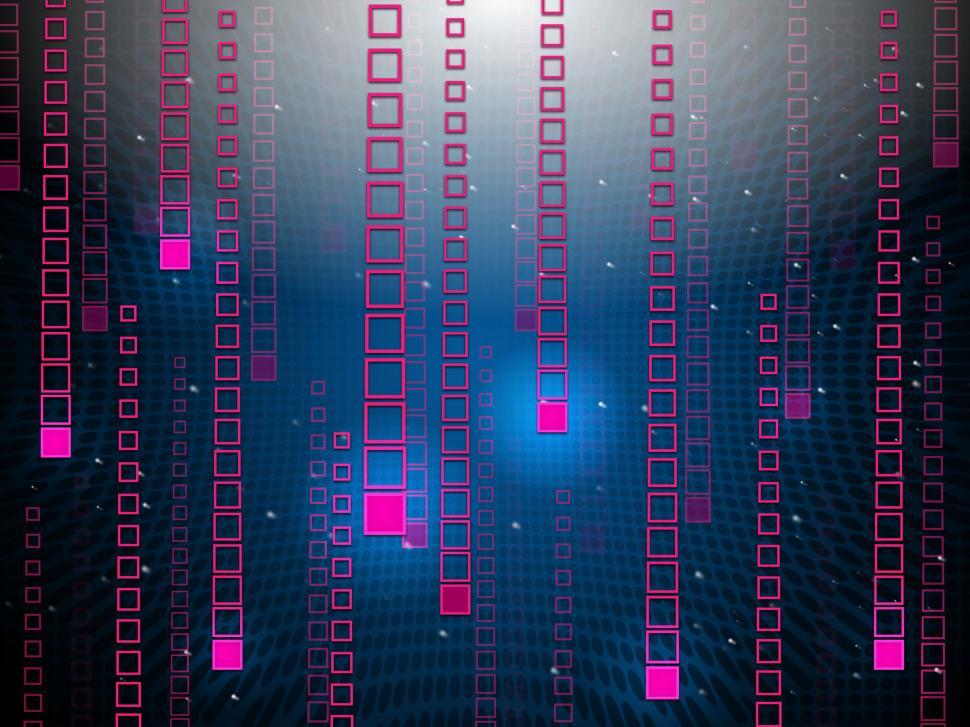 Free Stock Photo of Squares Background Shows Technology Code And Data ...