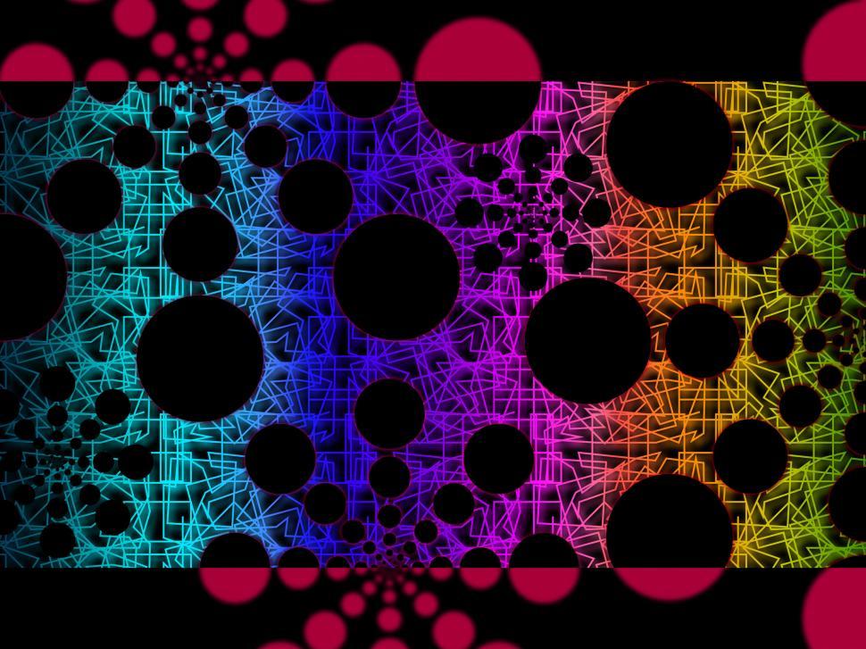 Free Stock Photo of Dots Background Shows Small And Big Circles ...