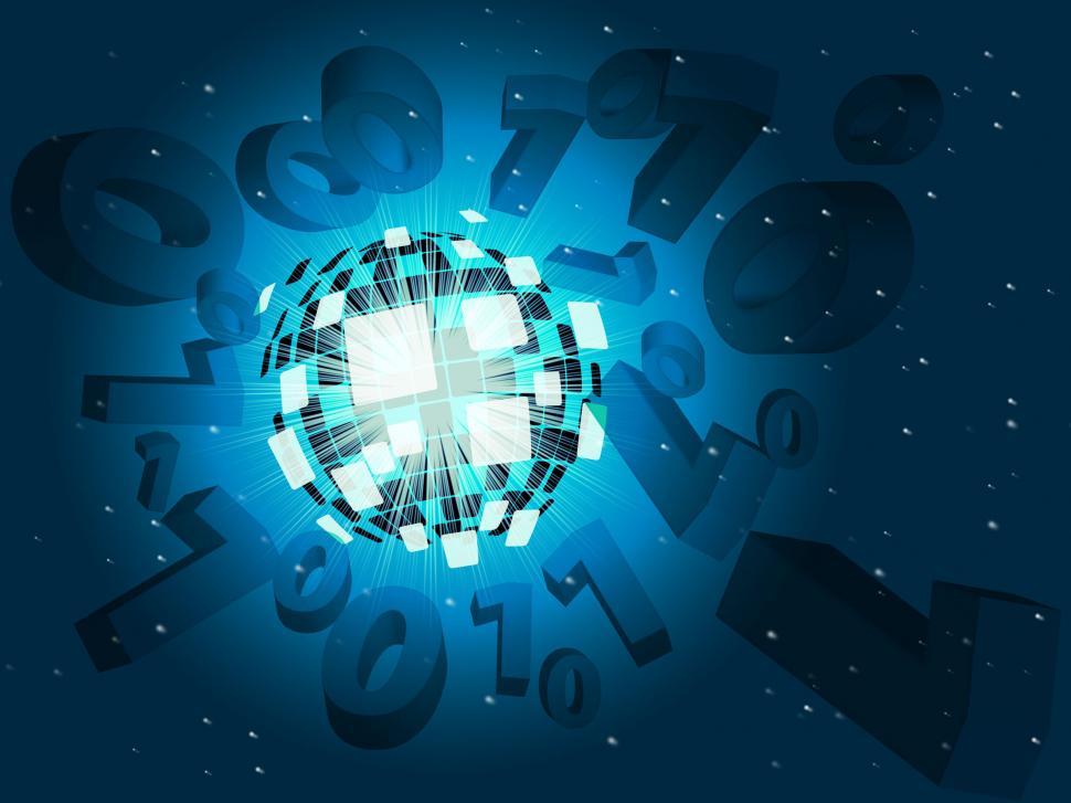 Free Stock Photo of Zero One Background Means Binary Matrix And ...