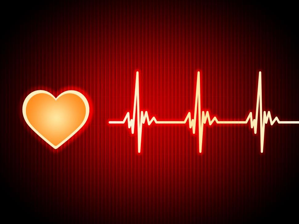 Free Stock Photo of Red Heart Background Shows Pumping Blood And Alive ...