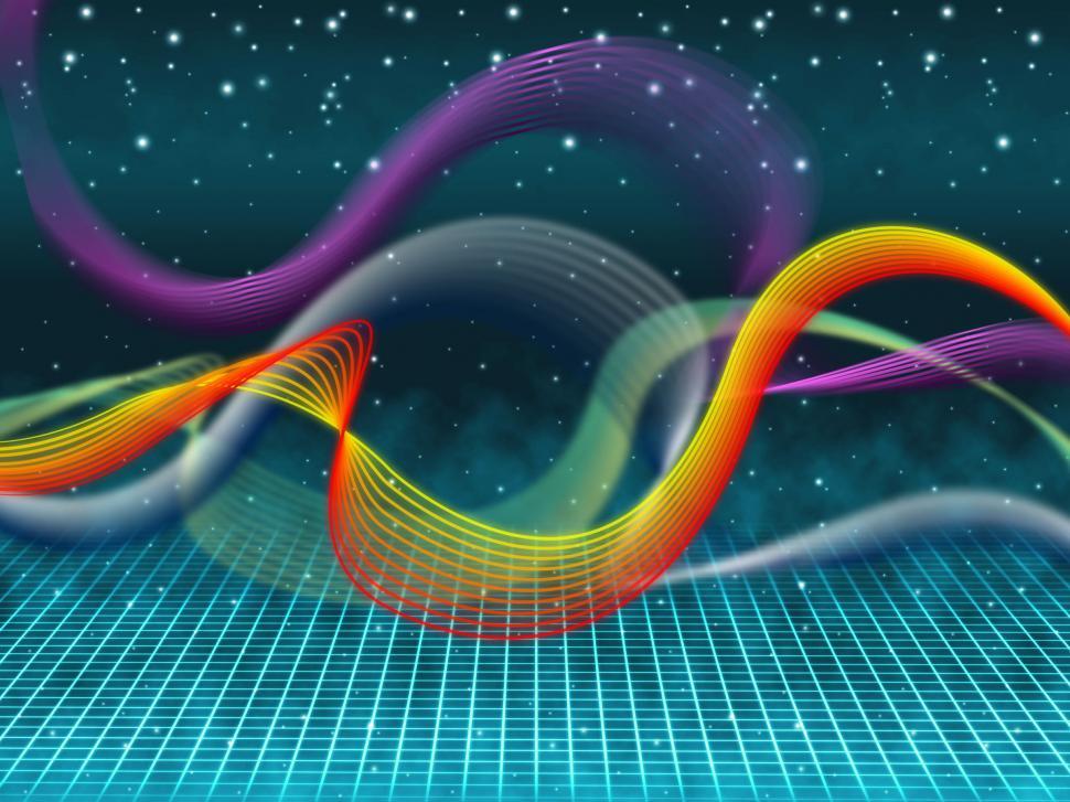 Free Stock Photo of Colorful Ripples Background Means Grid And Night ...