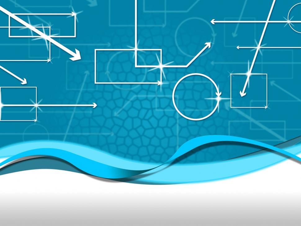 Free Stock Photo of Blue Shapes Background Means Geometry With Wavy ...