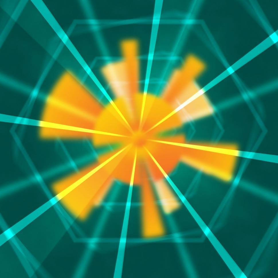 Free Stock Photo of Green Sun Background Means Radiant Lines And ...