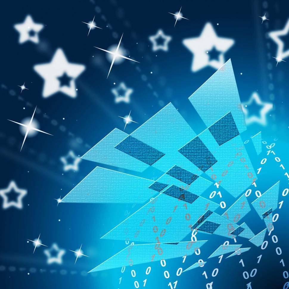 Free Stock Photo of Zero One Background Shows Internet Net And Matrix ...