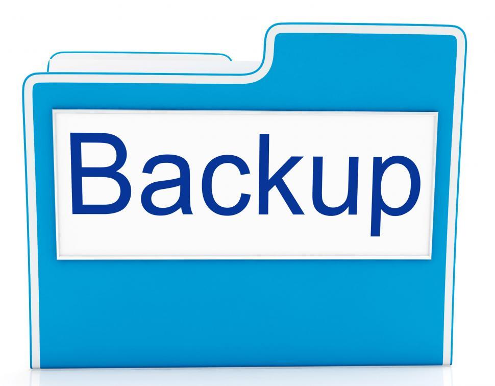 Free Stock Photo of Backup File Shows Data Archiving And Administration ...