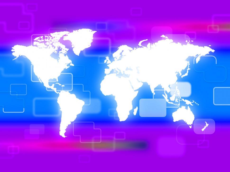 Free Stock Photo of World Background Shows Worldly Backdrop And ...