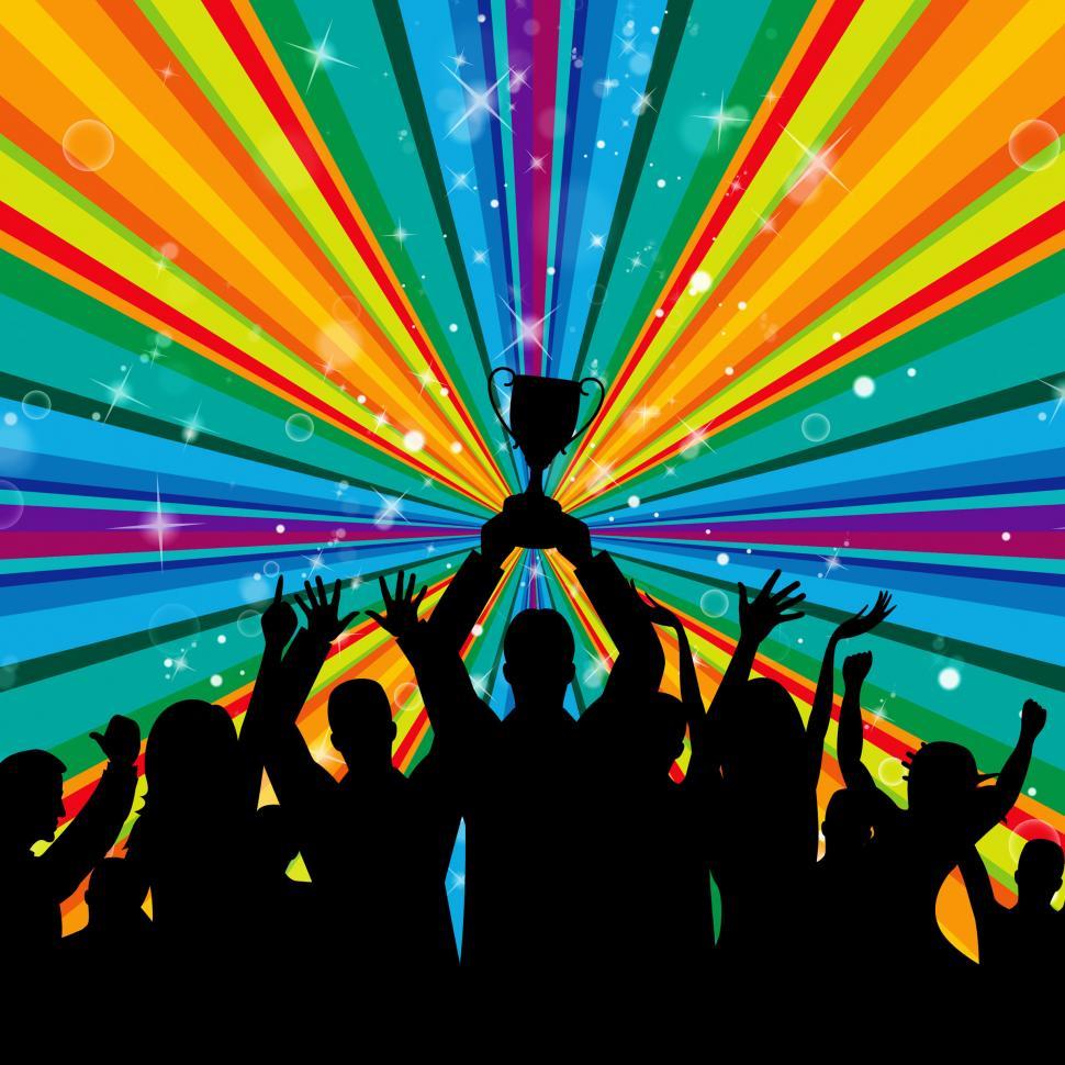 Free Stock Photo of Celebrate Trophy Shows First Place And Achievement ...