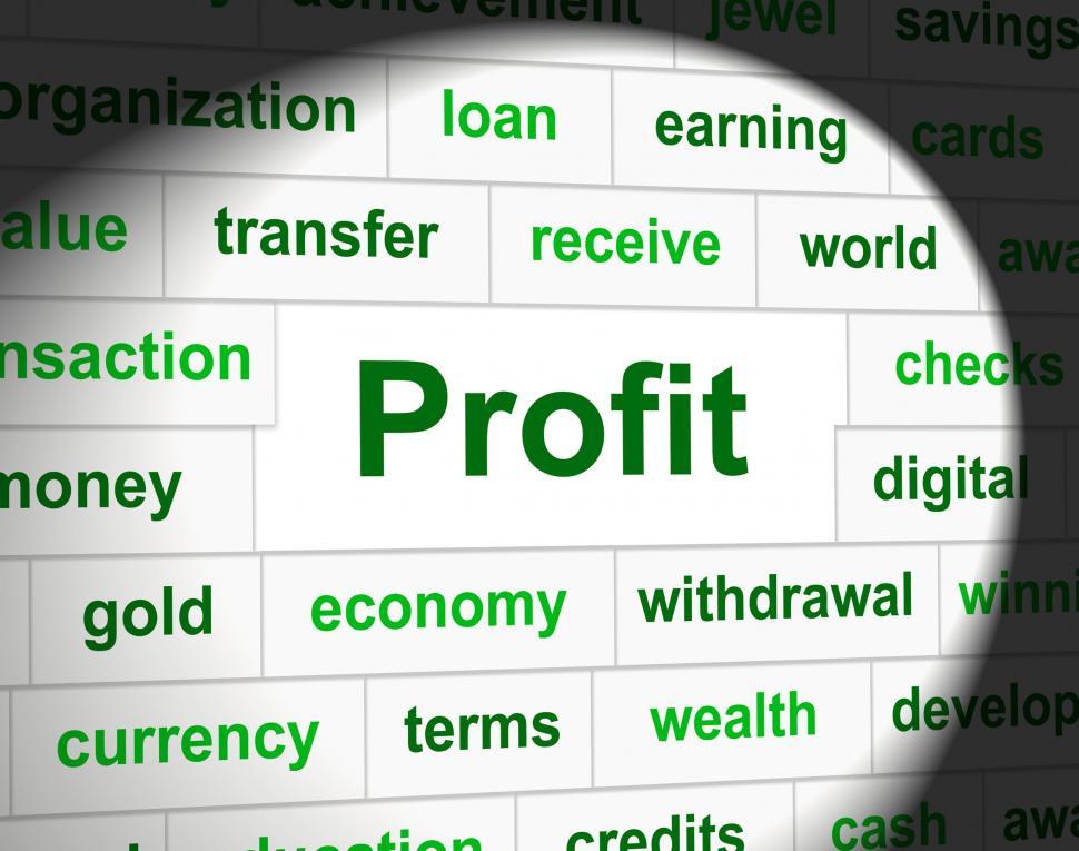 Free Stock Photo of Revenue Profit Means Income Earn And Profits ...